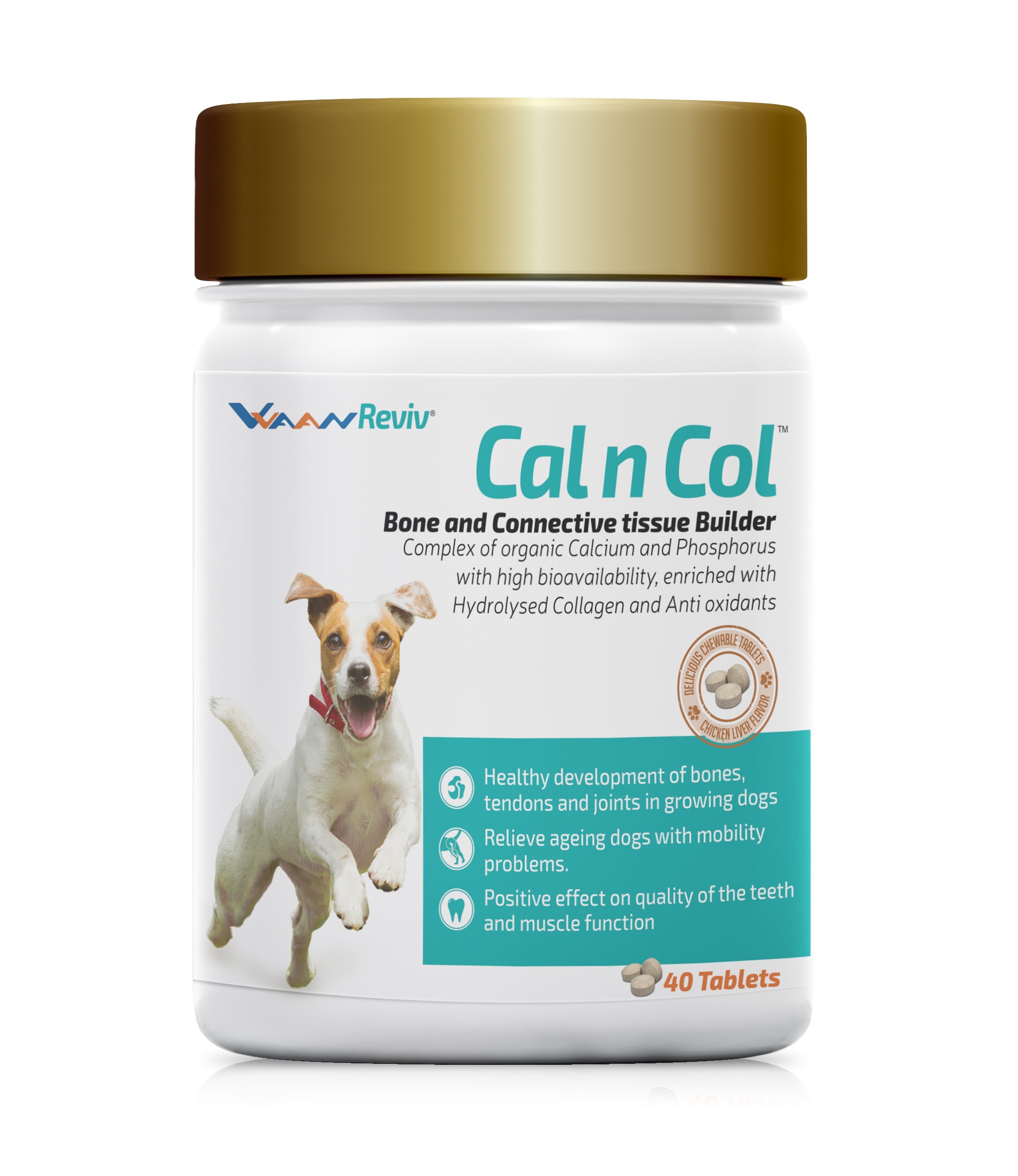 Cal N Col Tablets For Dogs 40 Tabs