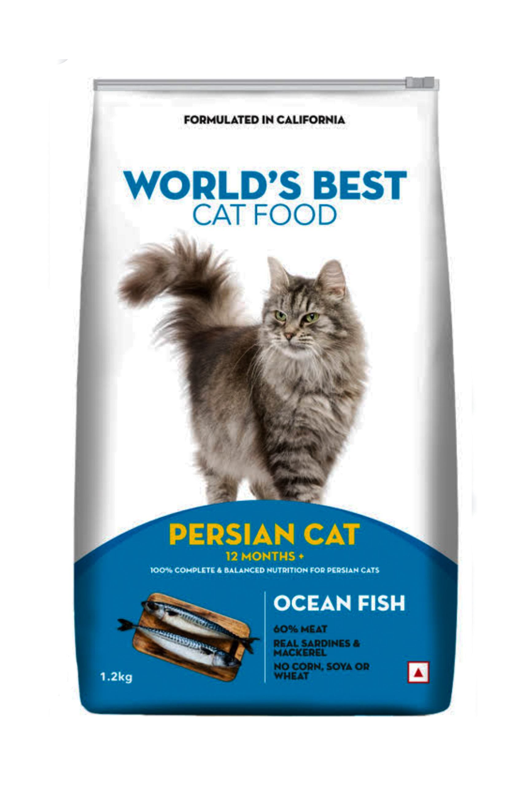 World's Best Cat Food Ocean Fish Adult Persian Cat Dry Food