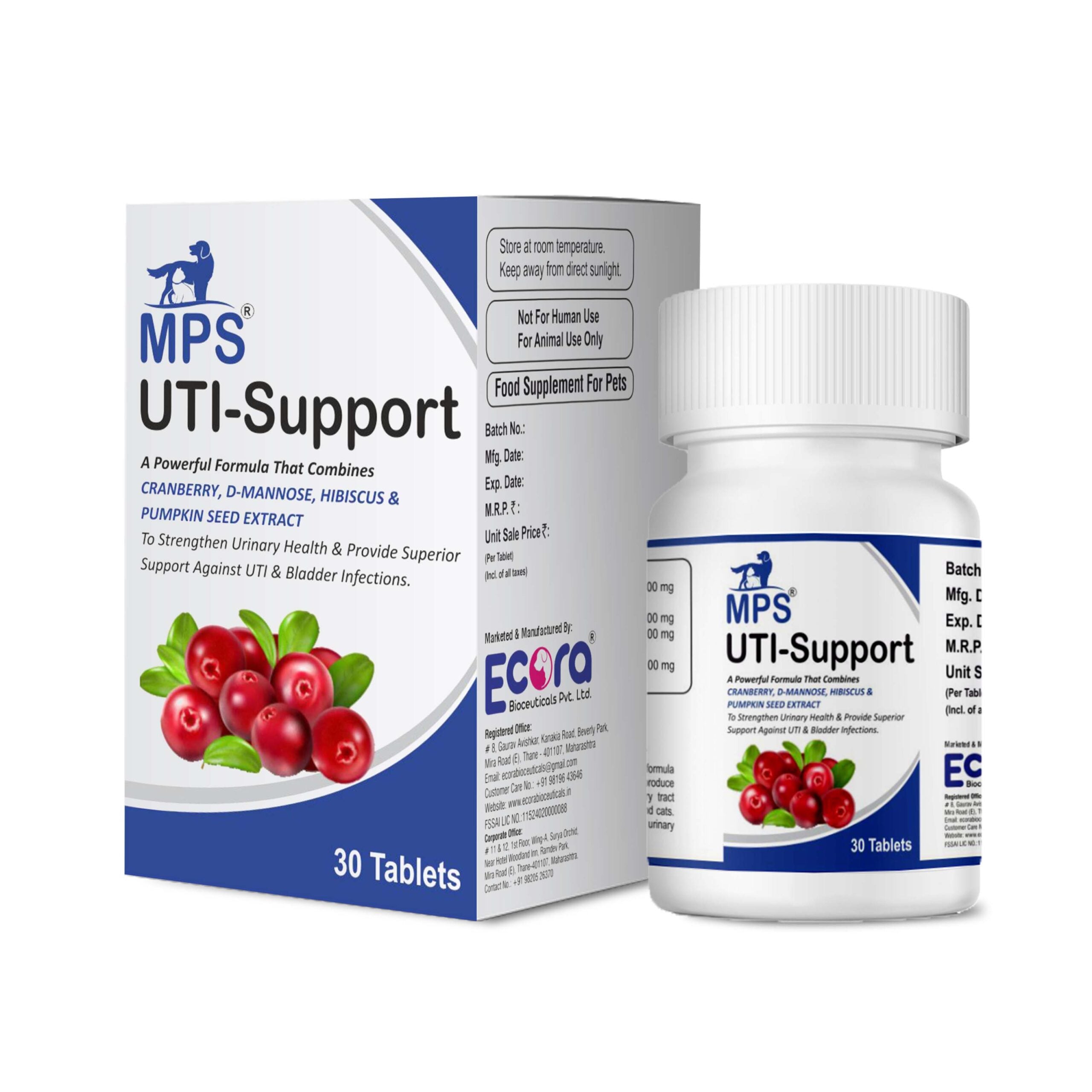 MPS UTI Support Tablets 30 Tabs