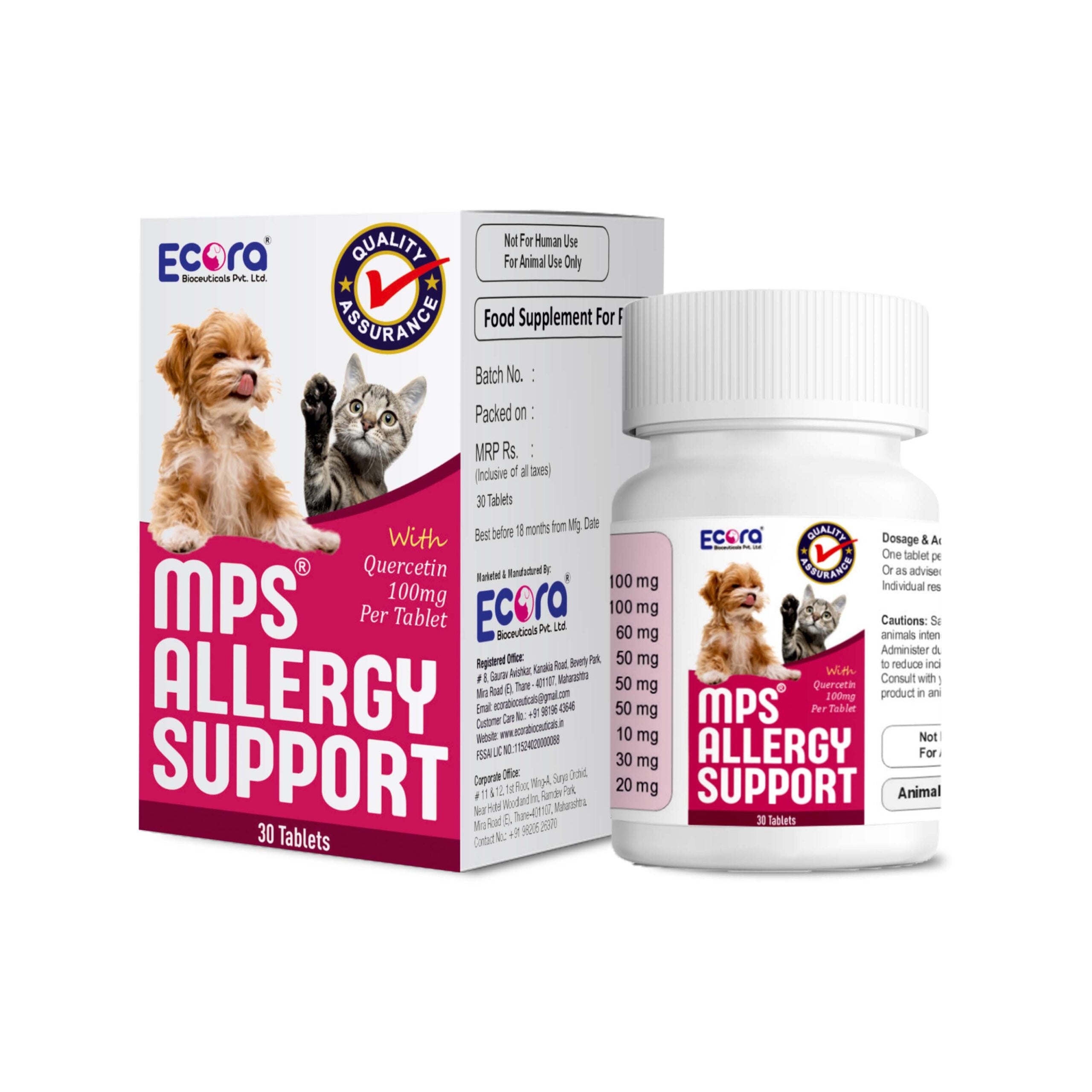 MPS Allergy Support Tablet 30Tabs