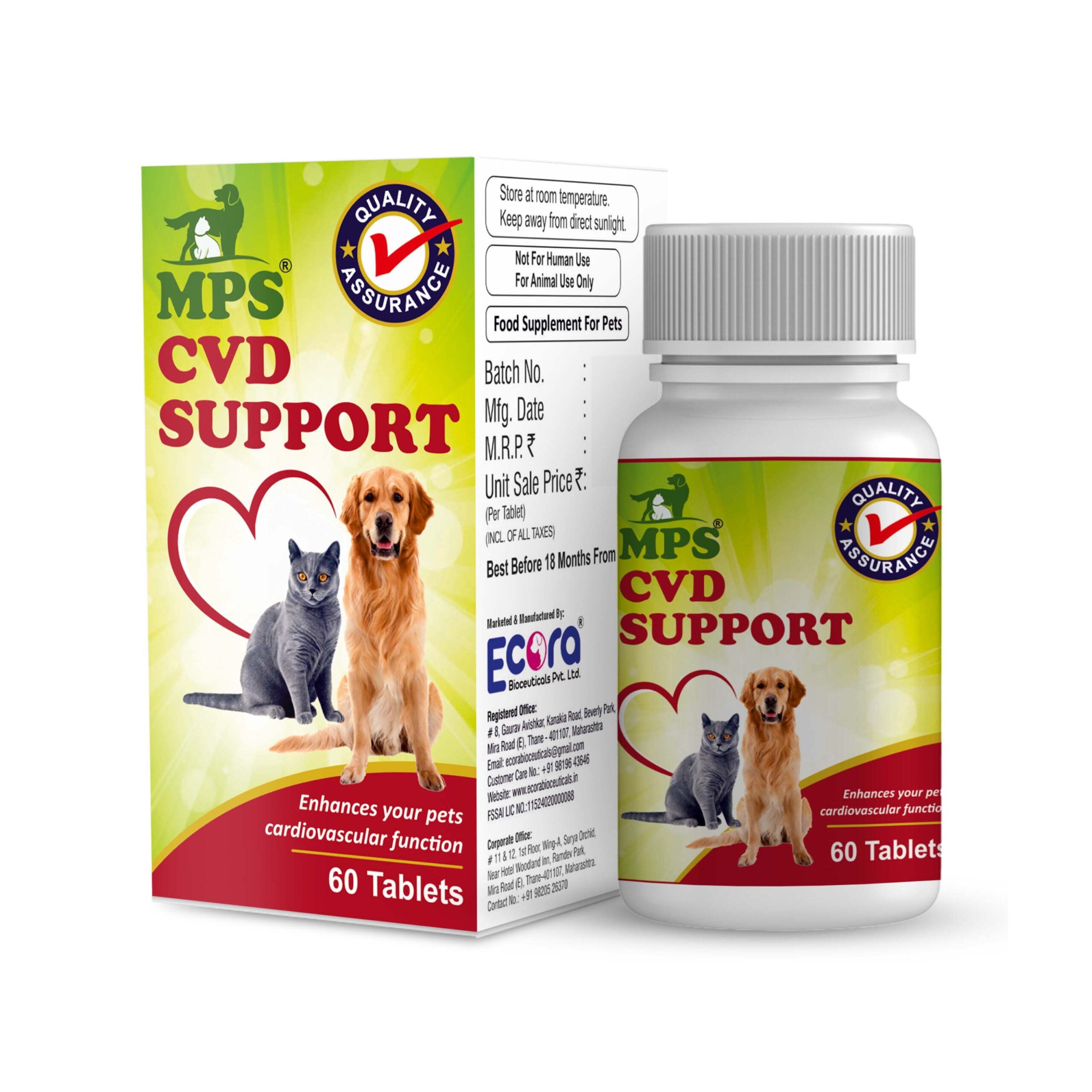 MPS CVD Support Tablet 60 Tabs