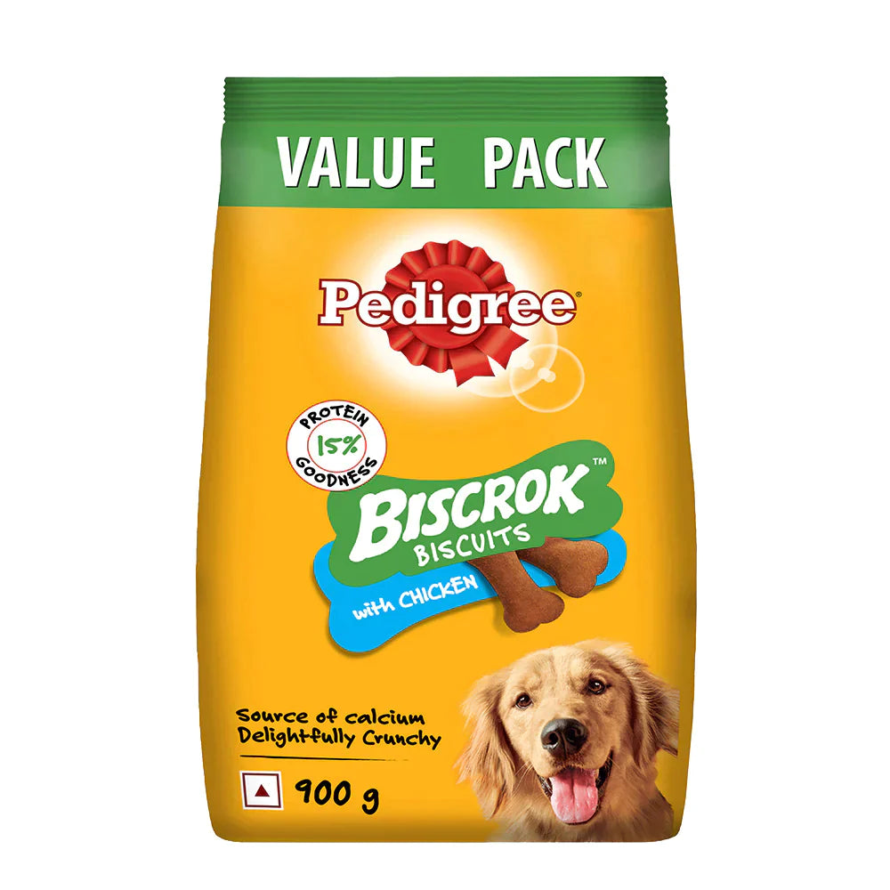Pedigree Biscrok Biscuits With Chicken Flavour Dog Treat