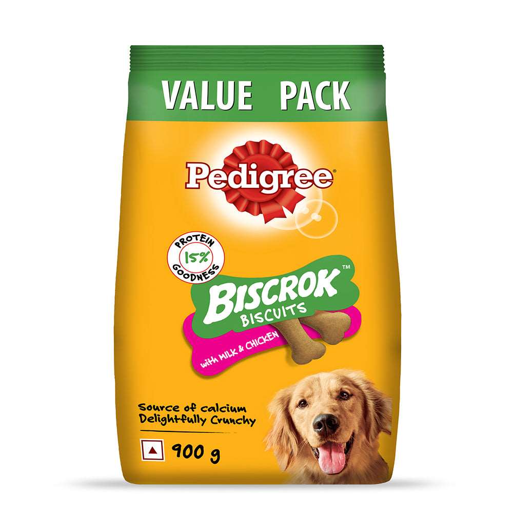 Pedigree Biscrok Biscuits With Milk & Chicken Flavour Dog Treat