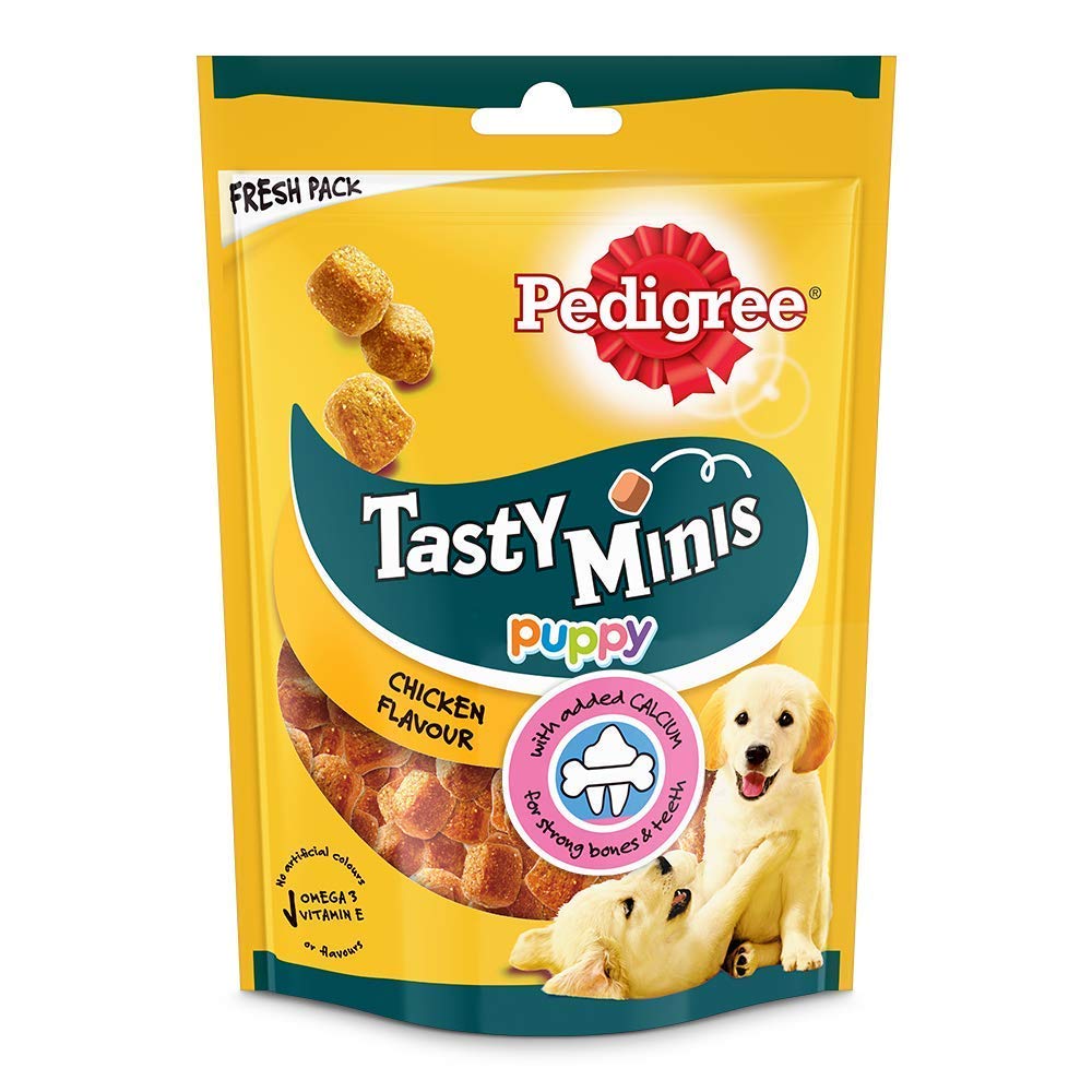 Pedigree Tasty Minis Chicken Puppy Dog Treat 125GM