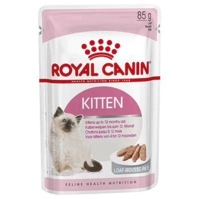 Royal Canin Kitten Instinctive Loaf Cat Food Pouch (12 X 85 GM)